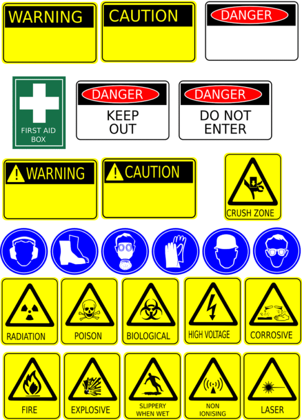 Health and Safety Stickers | Vinyl Sticker Specialists | Custom stickers